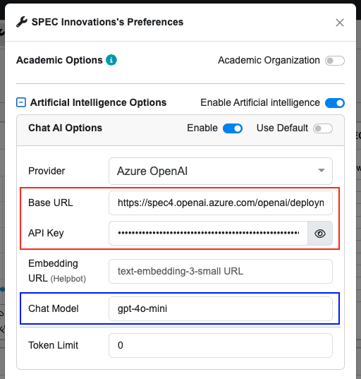 Azure OpenAI API Key