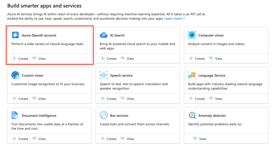 Azure OpenAI API Key
