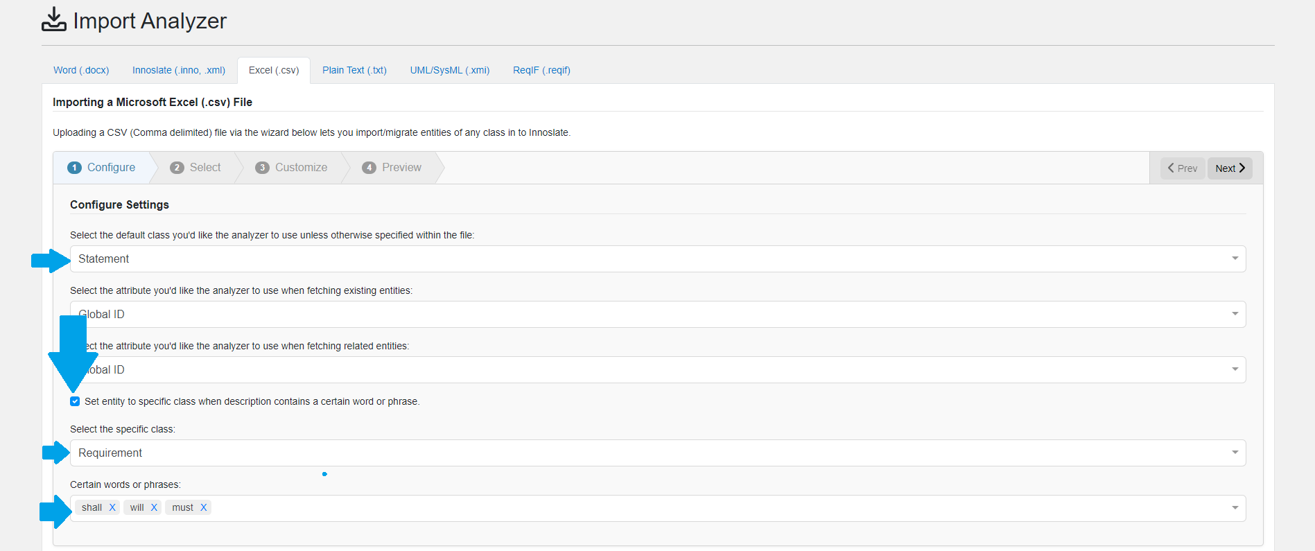 Requirements Management and Analysis