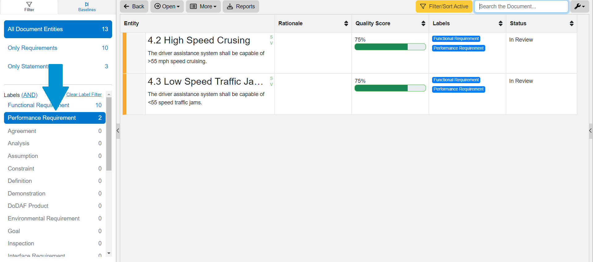 Requirements Management and Analysis