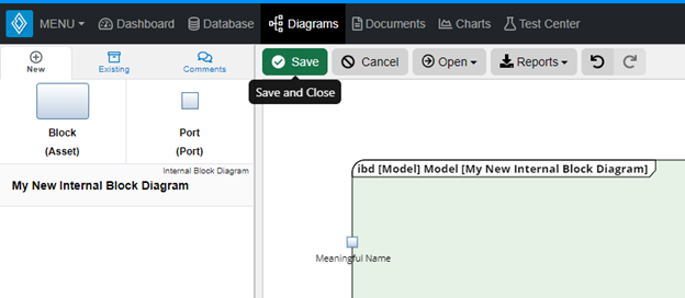 Internal Block Diagram (IBD)