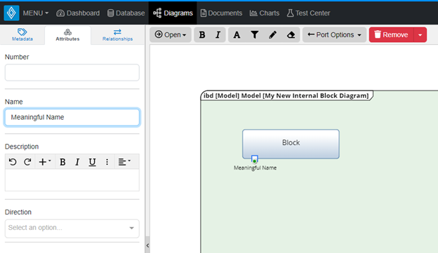 Internal Block Diagram (IBD)