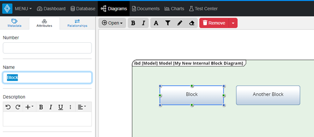 Internal Block Diagram (IBD)