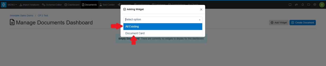 Documents Dashboard Overview