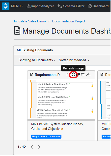 Documents Dashboard Overview