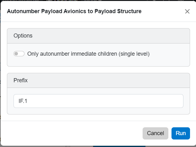 Interface Control Diagram Modifications & Settings