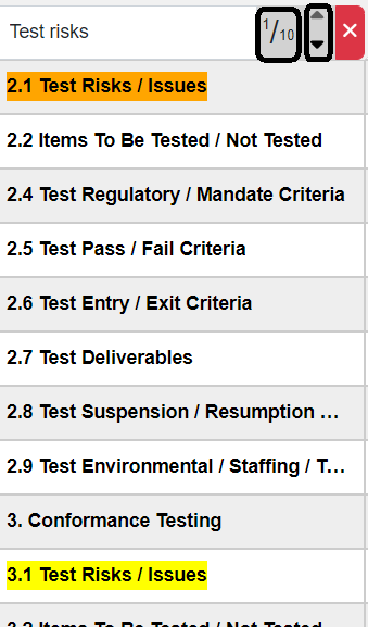 Traceability Matrix Features & Settings
