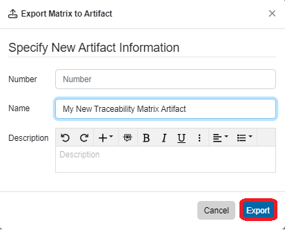 Traceability Matrix Overview