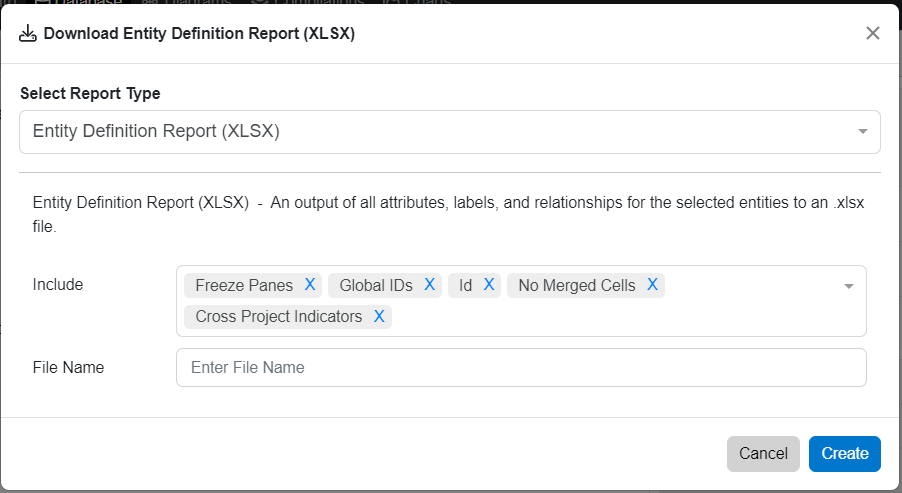 Entity View Reports
