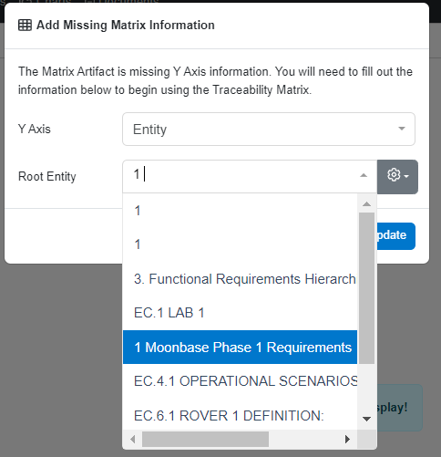 Traceability Matrix Overview